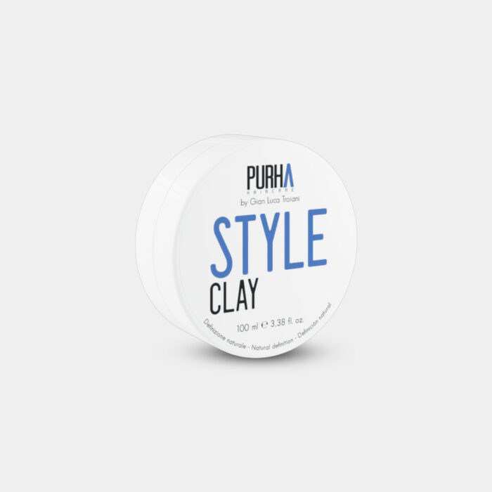 Cera modellante per capelli effetto opaco Style Clay - Purha Haircare